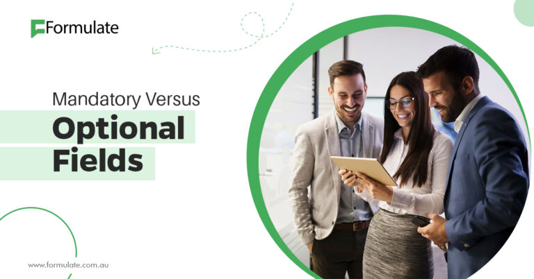 Mandatory versus optional fields – Formulate Design Blog